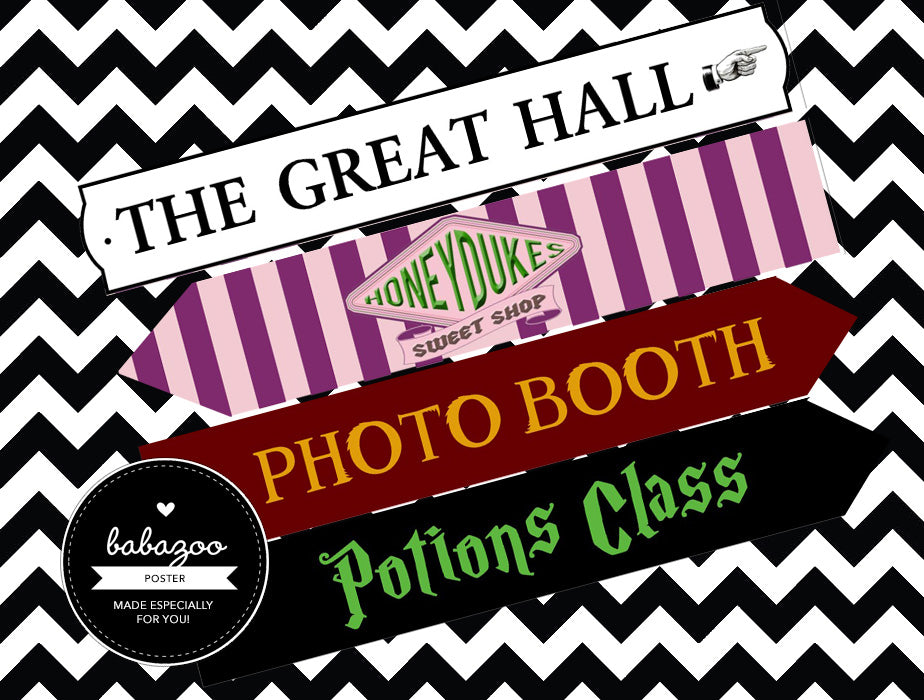 Harry Potter directions – Babazoo Parties